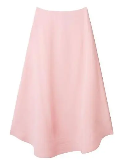 Stella McCartney Silk Midi Skirt - Pink