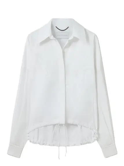 Stella McCartney Poplin Bomber Jacket - White