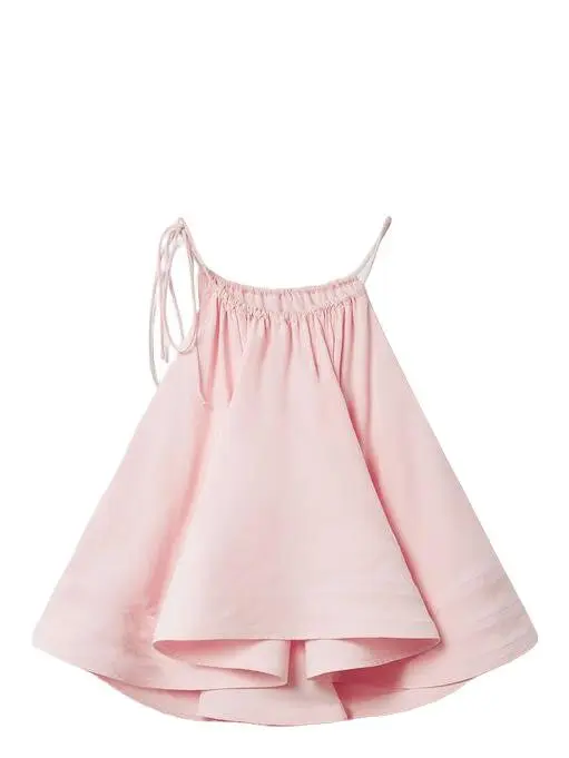 Stella McCartney Halterneck Frill Top - Pink