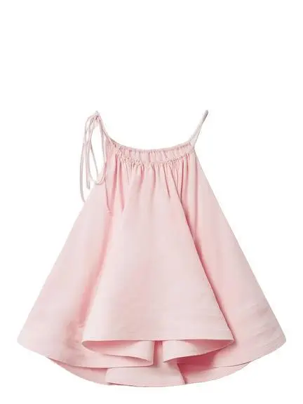 Stella McCartney Halterneck Frill Top - Pink