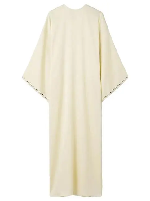 Stella McCartney Pearl-embellished Satin Maxi Dress - White