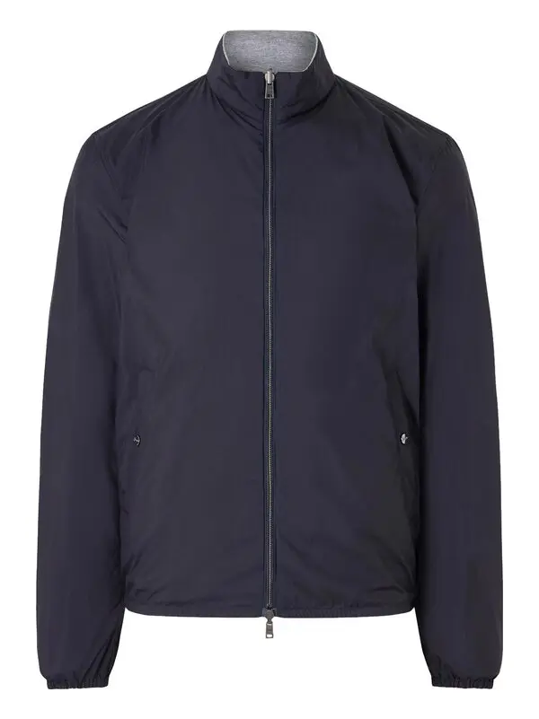 Herno Reversible Shell And Jersey Jacket - Blue