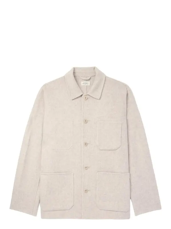 Hartford Jay Double-faced Wool-blend Jacket - Neutrals