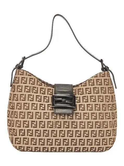 FWRD RENEW Fendi Mama Baguette Shoulder Bag - Beige