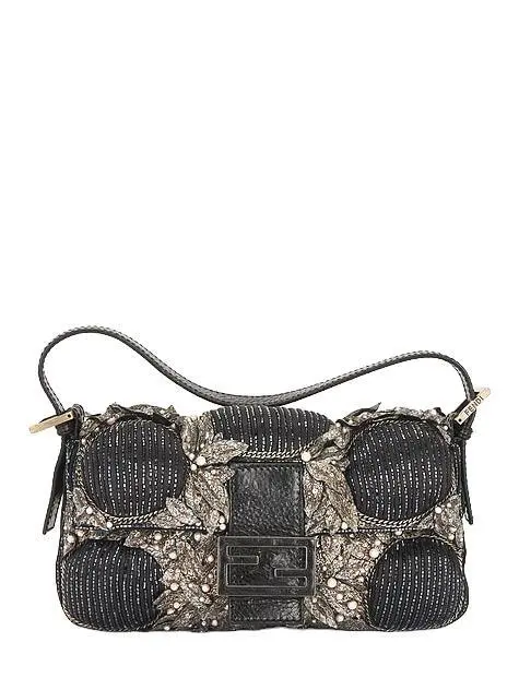FWRD RENEW Fendi Beaded Baguette Shoulder Bag - Multi