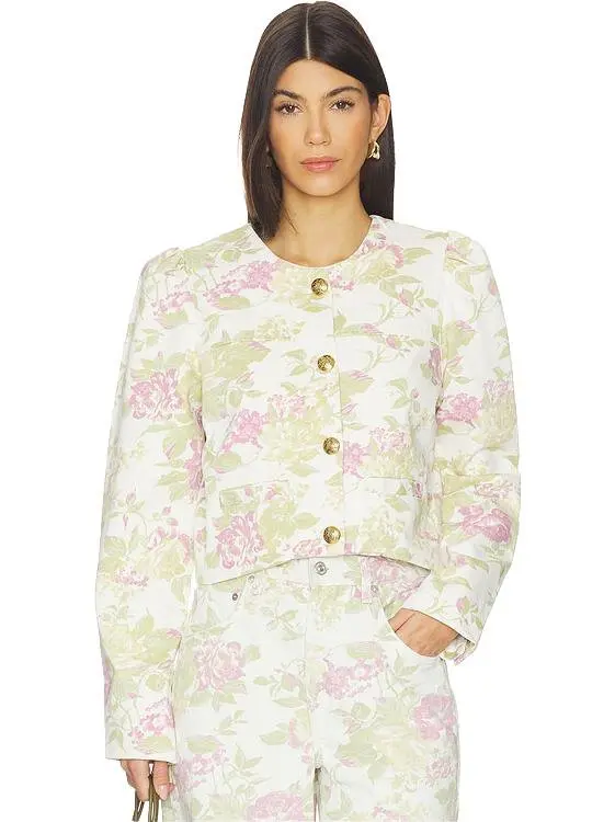 Citizens Of Humanity Anita Puff Sleeve Jacket - English Rose