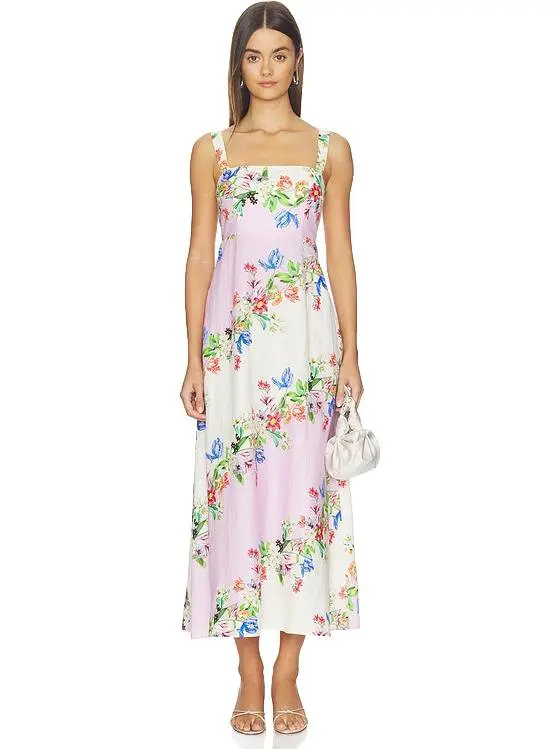 Yumi Kim Pebble Dress - Blooming Stripe Lilac