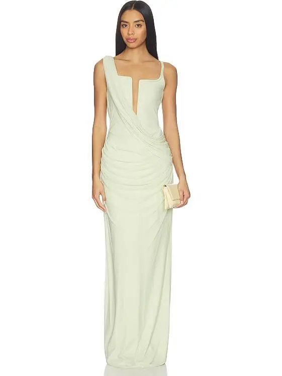 DEME BY GABRIELLA The Adriana Dress - Pale Mint