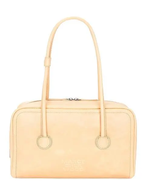 MARGESHERWOOD Soft Boston Shoulder Bag - French Beige