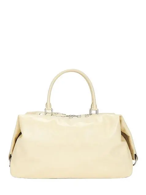 MARGESHERWOOD Dumpling Stud Shoulder Bag - Custard