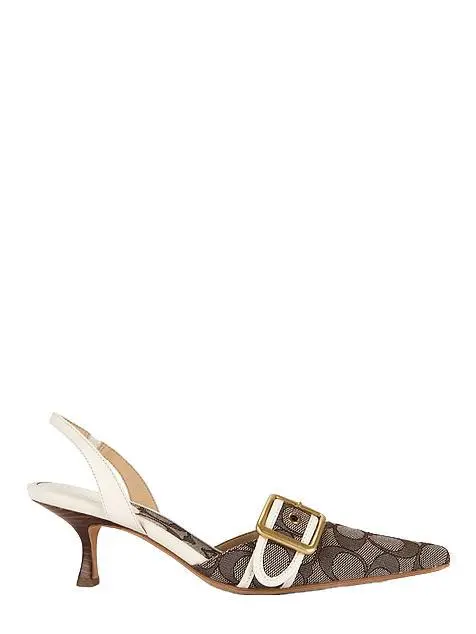COACH Margot Slingback Pump - Oak & Chalk