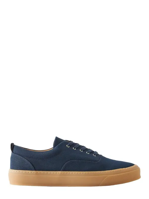 Mr P. Classic Plimsoll Canvas Sneakers - Blue