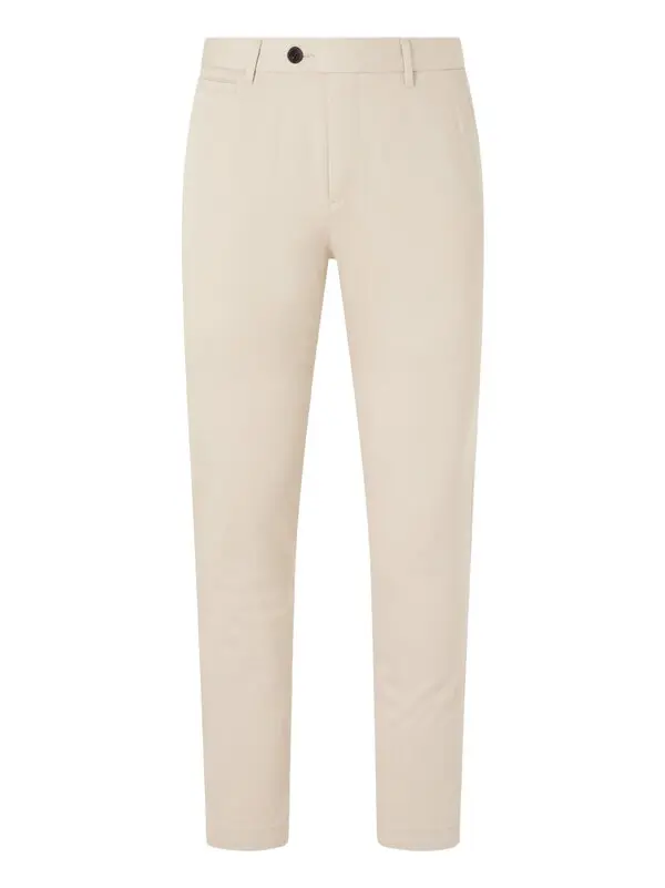 Mr P. Samuel Straight-leg Organic Cotton Chinos - Neutrals
