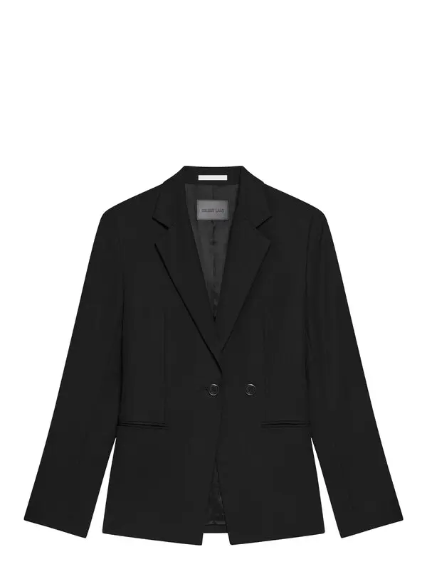 Helmut Lang Wool Gabardine Wardrobe Blazer - Black