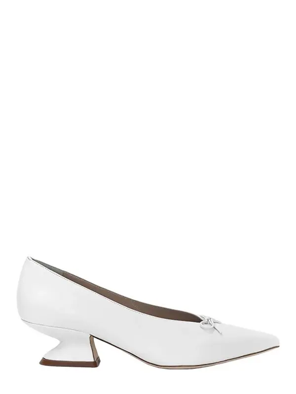 JUWELINA PARIS Ini Leather Pump - White