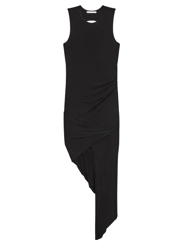 Helmut Lang Sleeveless Jersey Dress - Black