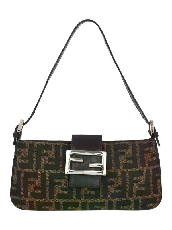 Fendi 2000 Zucca Handbag - Brown