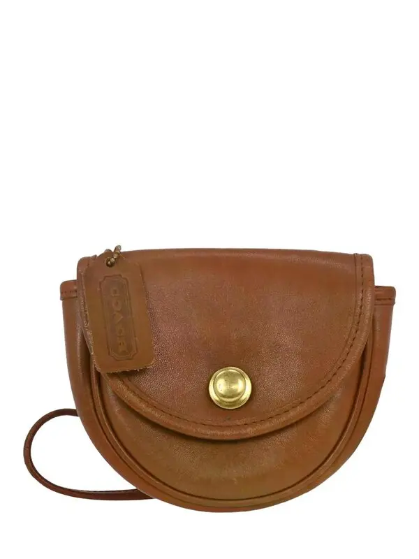 COACH Mini Leather Belt Bag - Brown