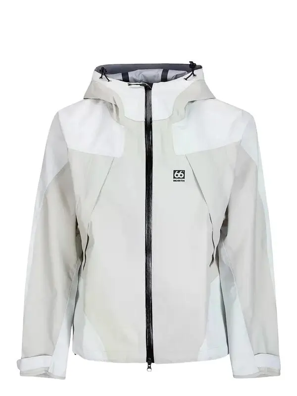 66 NORTH Dyngja Hooded Jacket - Neutrals