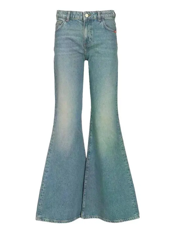 AMISH Woodstock Flared Jeans - Blue