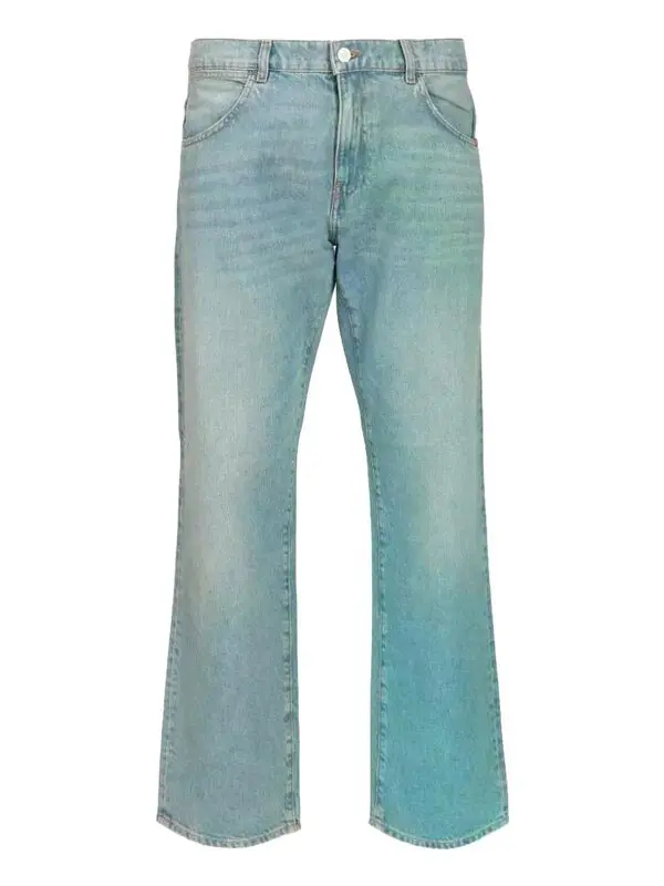 AMISH Belt-loop Jeans - Blue