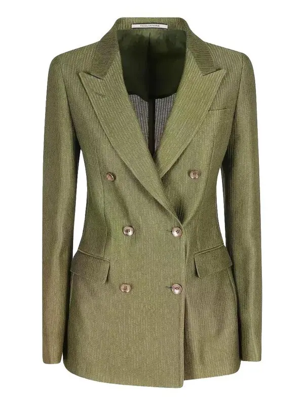 Tagliatore J-parigi Double-breasted Blazer - Green