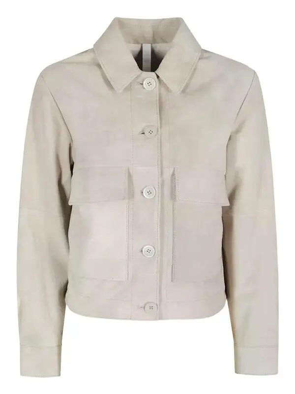 DUNO Joan Buttoned Pocket Jacket - Neutrals