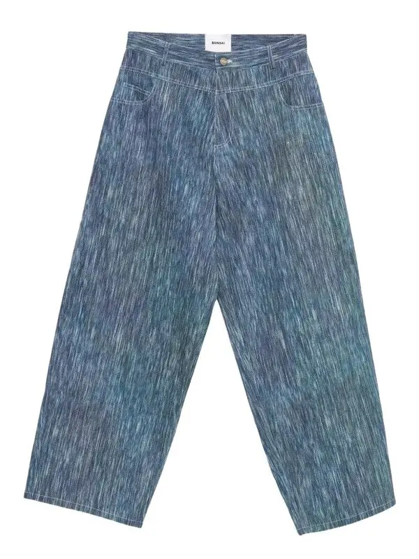 BONSAI Textured Jeans - Blue