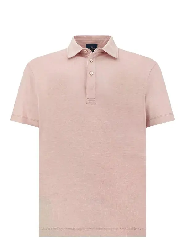 Paul & Shark Buttoned Polo Shirt - Pink
