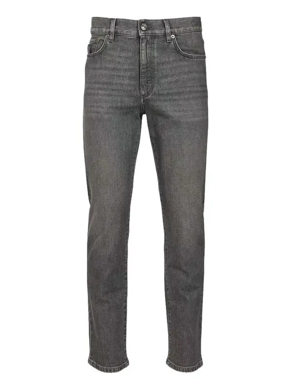 Zegna Belt-loop Pocket Jeans - Grey