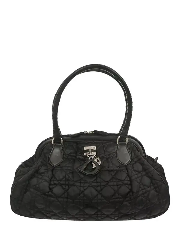 Dior 2008 Cannage Charming Doctor Handbag - Black