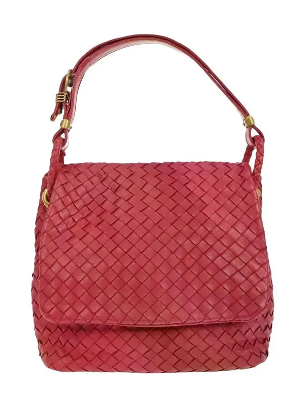 Bottega Veneta 2007 Intrecciato Tote Bag - Red