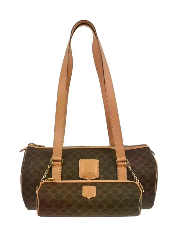 Celine Macadam Patterned Tote Bag - Brown