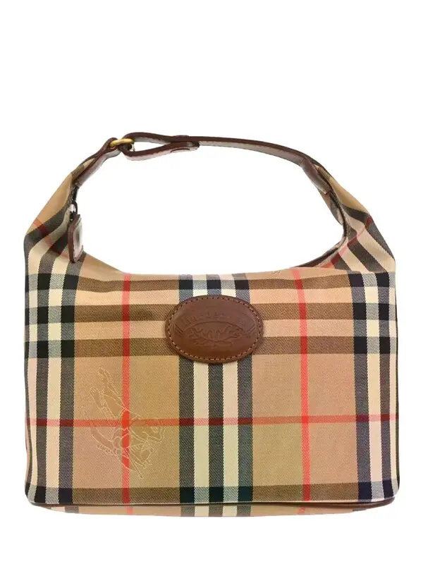 Burberry 1990-2000s Check-pattern Tote Bag - Neutrals