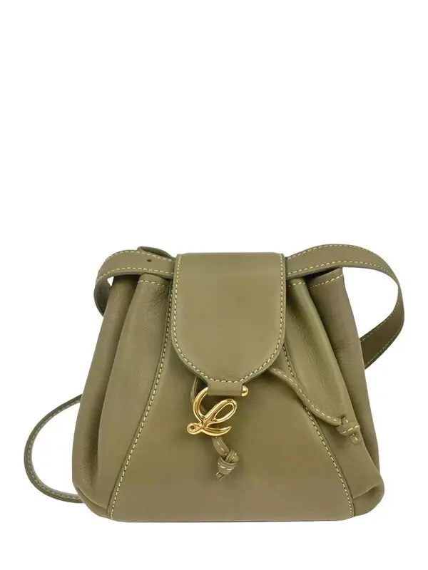 Celine 1990-2000s Drawstring Shoulder Bag - Green