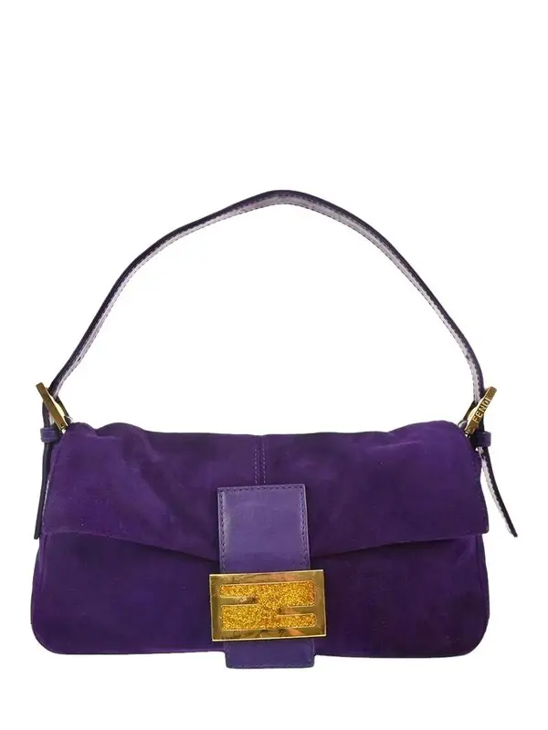 Fendi 2000 Baguette Tote - Purple