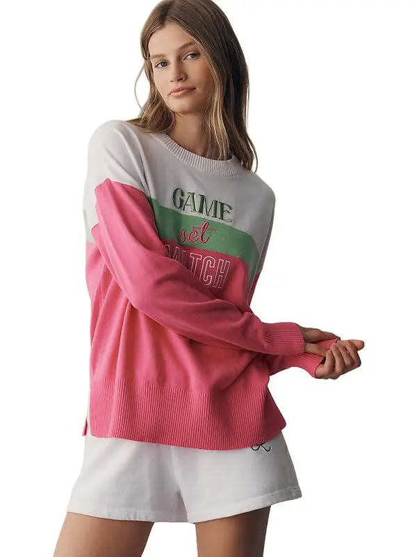 Beach Riot Callie Pullover Sweater - Pink