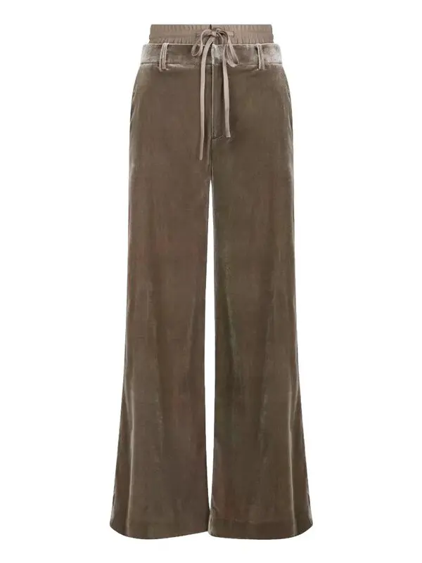 Monse Double Waistband Sweatpants - Brown