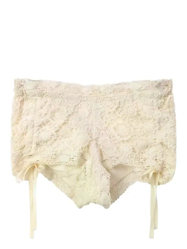 Isabel Marant Yeliz Floral Cotton Shorts - Neutrals