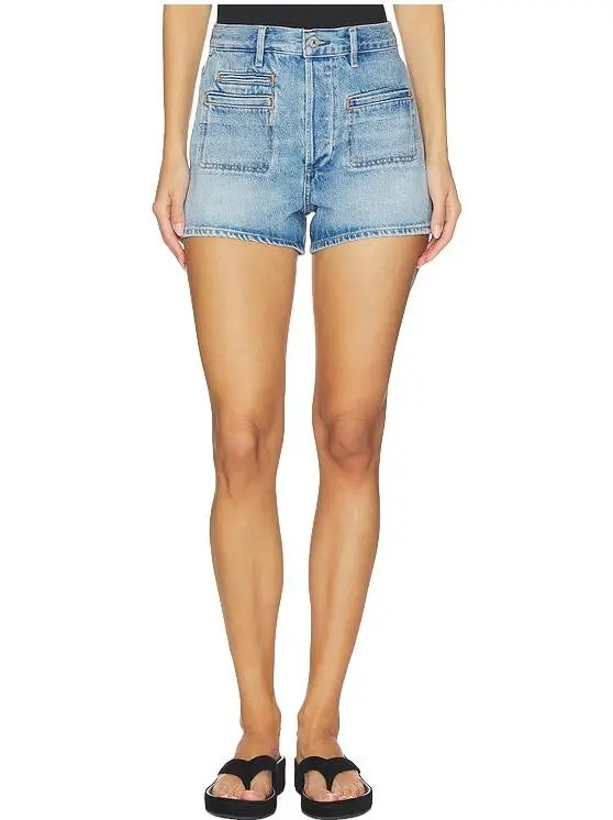 Citizens Of Humanity Marlow Welt Pocket Short - Blue