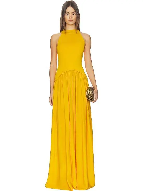 Solid & Striped The Isola Dress - Yellow