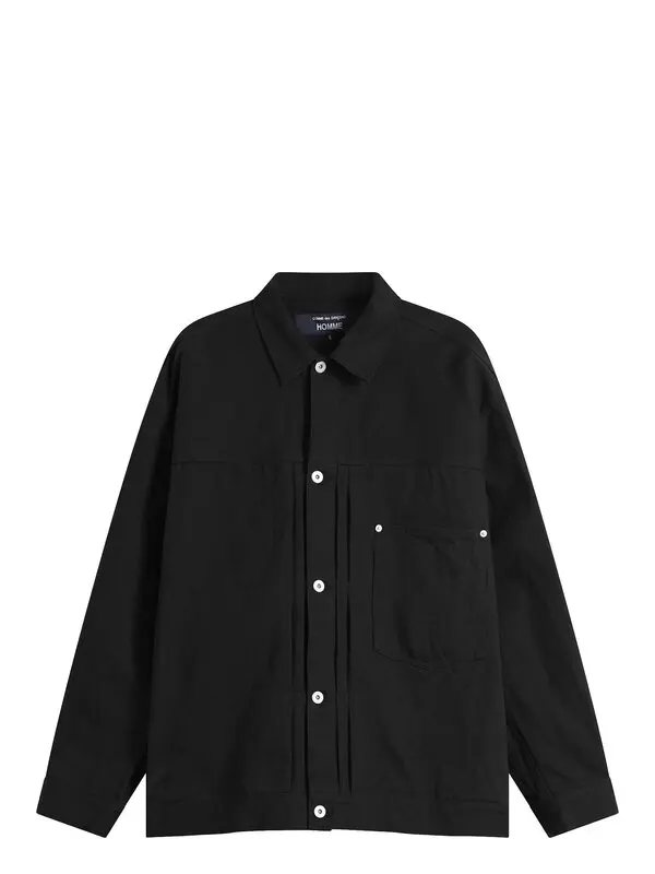 Comme Des Garçons Washed Denim Jacket - Black