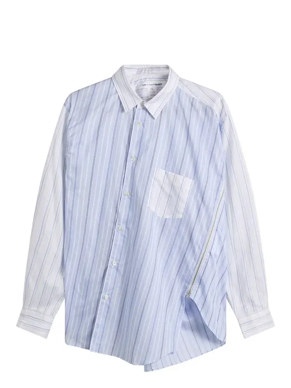 Comme Des Garçons Striped Poplin Shirt - Stripe X Stripe