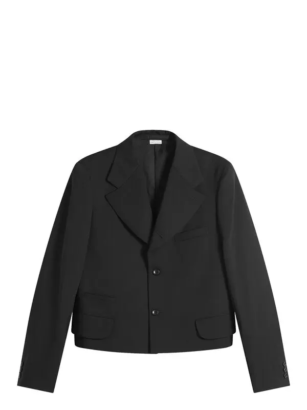 Comme Des Garçons Wool Blazer - Black