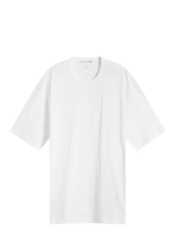 Comme Des Garçons Oversized Printed Jersey - White