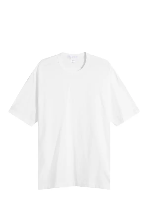 Comme Des Garçons Oversized Cotton Jersey - White
