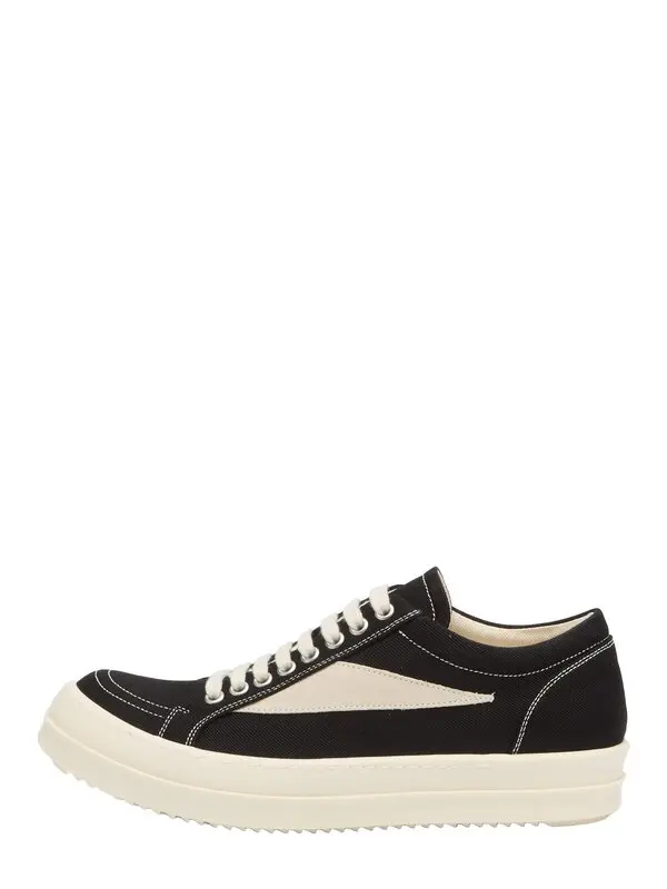 Rick Owens Vintage Low Sneakers - Black