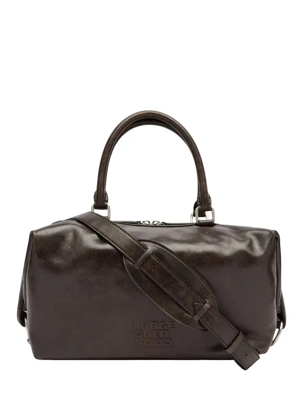 MARGESHERWOOD Dumpling Tote Bag - Brown/black Two-tone