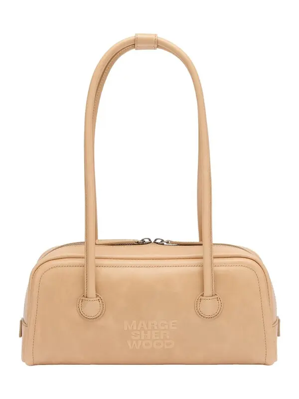 MARGESHERWOOD Soft Boston Ew Shoulder Bag - French Beige