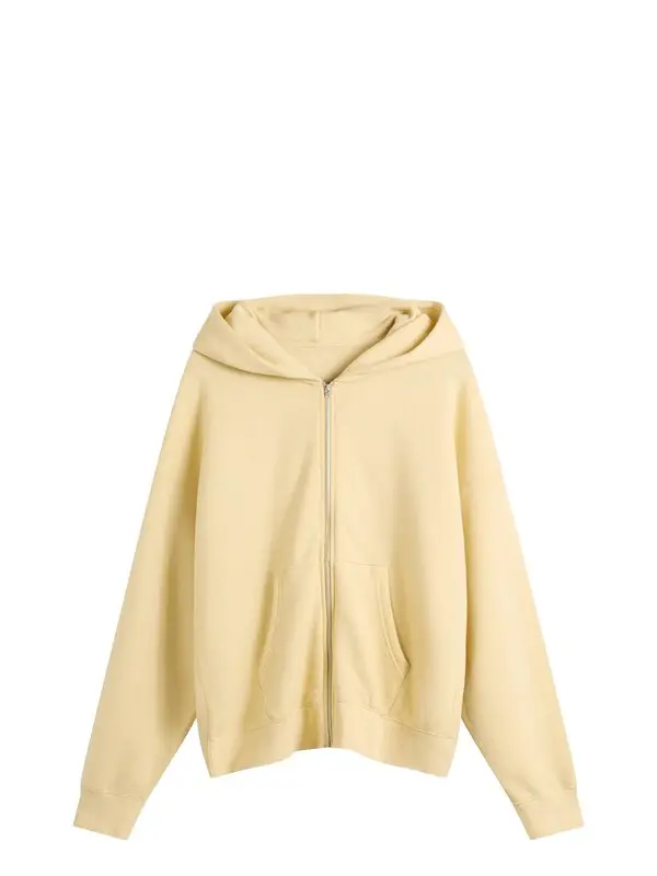 Visvim Jumbo Fine Wool Hoodie - Yellow